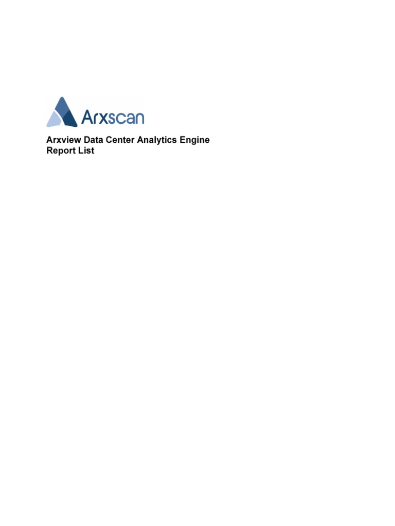 Arxview Report List | PDF | Computer File | Computer Architecture
