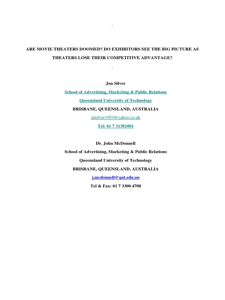 Cinema | PDF | Movie Theater | Cinema