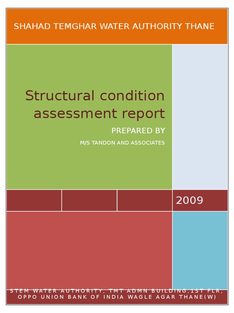 Stem Structural Condition Assessment Report | PDF | Corrosion | Concrete