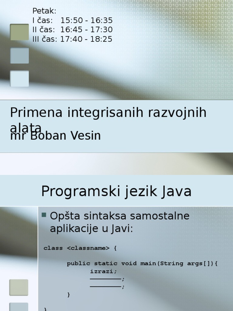 Programski Jezik Java | PDF