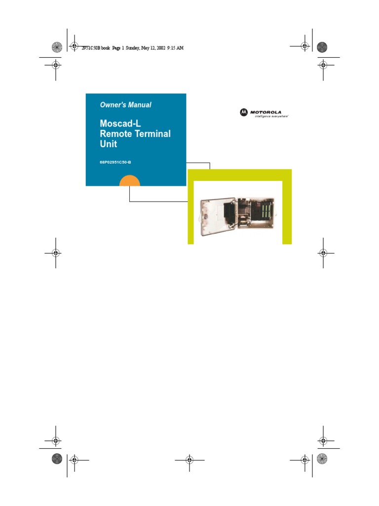 MOSCAD L Owners Manual PDF | PDF | Power Supply | Copyright