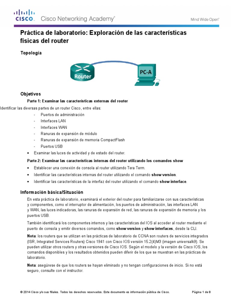 6 3 1 9+Lab+-+Exploring+Router+Physical+Characteristics | PDF ...