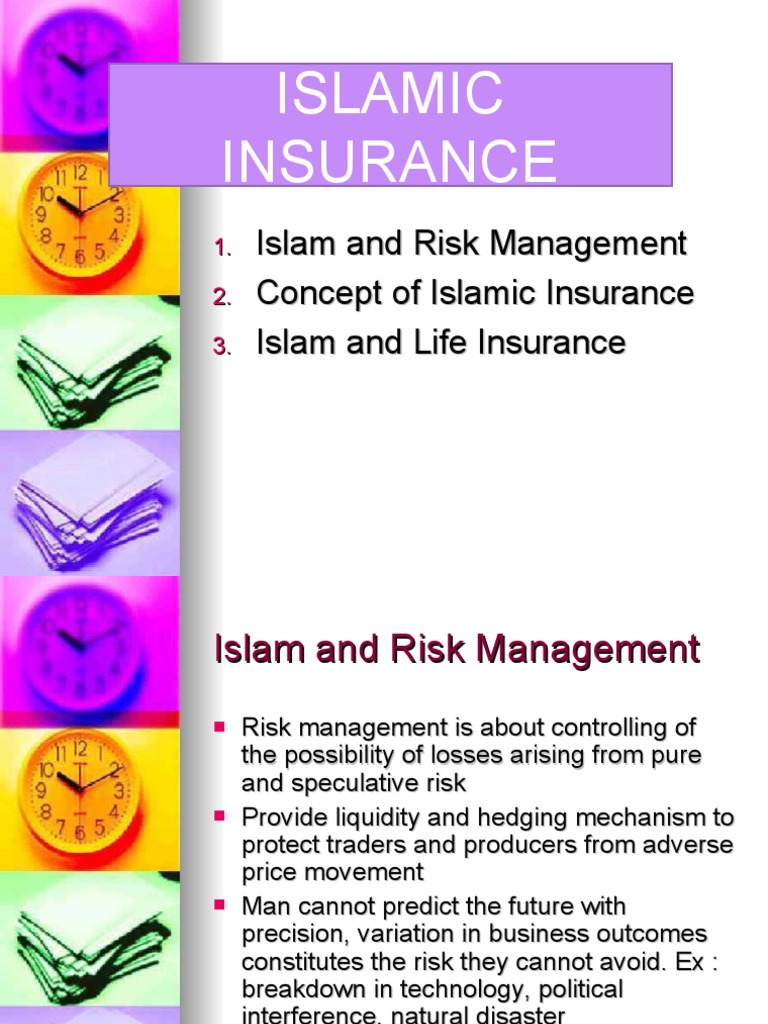 Islamic Insurance: Islam and Risk Management Concept of Islamic ...