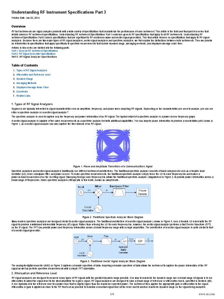 NI-Understanding RF Instrument Specifications 3 | PDF ...