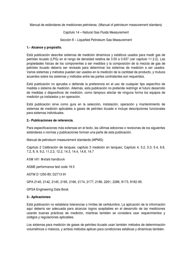 API Mpms Capitulo 14 | PDF