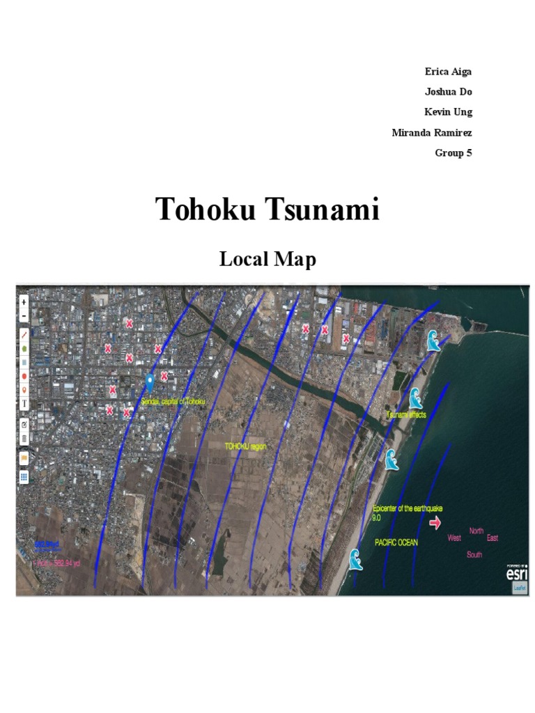 Tohoku Tsunami: Local Map | PDF | Tsunami | Natural Hazards