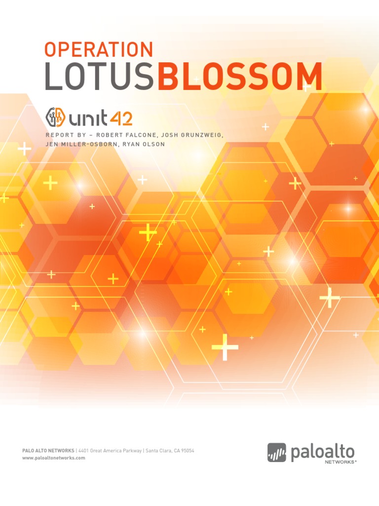 Unit42 Operation Lotus Blossom | PDF | Malware | Http Cookie