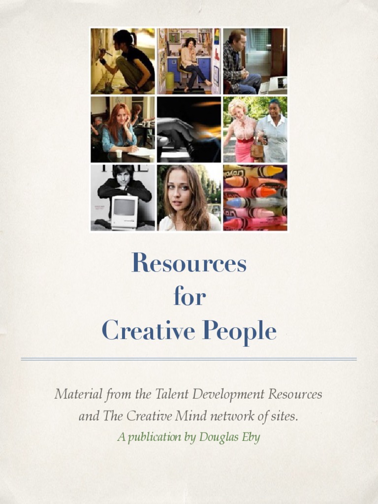 Resources For Creative People | PDF | Extraversion And Introversion | Creativity