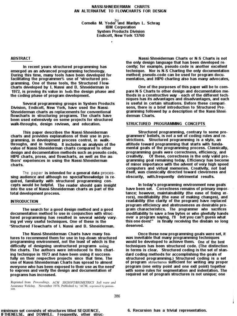 Yoder Schrag Nassi - Schart | PDF | Control Flow | Scope (Computer Science)