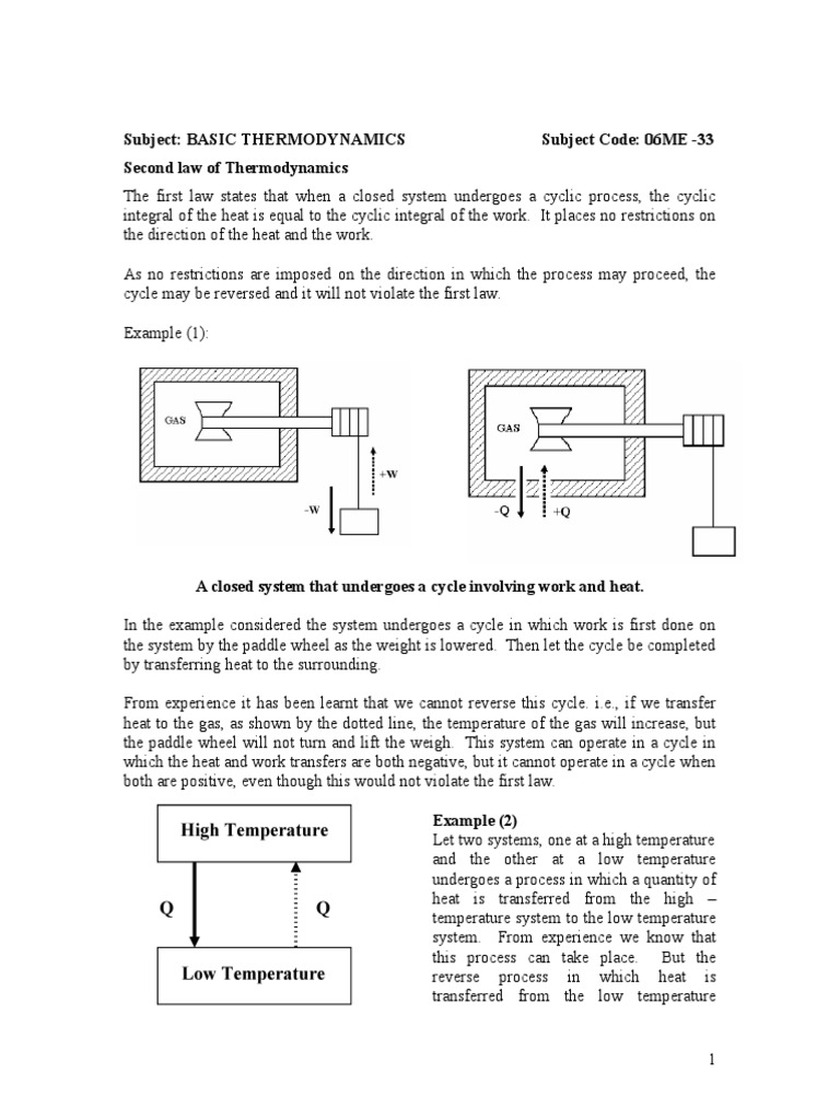 Basic Thermo 3 | PDF | Temperature | Entropy