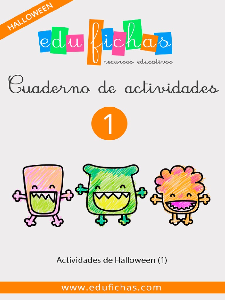 Cuadernillo Halloween 1 | PDF | Artes del Lenguaje y Comunicación ...