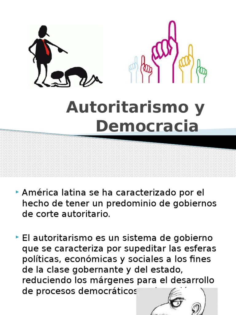 Autoritarismo y Democracia | PDF | Autoritarismo | Democracia