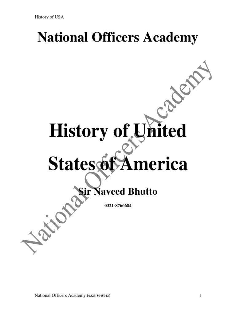 History of USA | PDF | Christopher Columbus | Progressivism