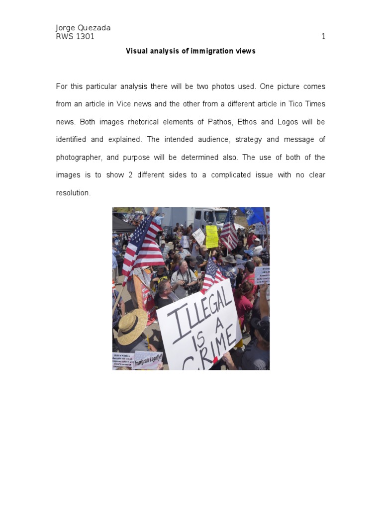 Visual Analysis of Immigration Views | PDF | Immigration | The United ...