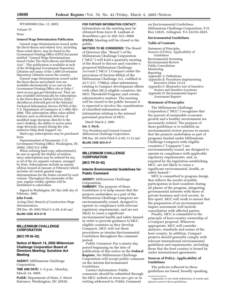 Notice: Reports and Guidance Documents Availability, Etc ...