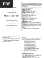 Romeo and Juliet: Key Scenes | PDF