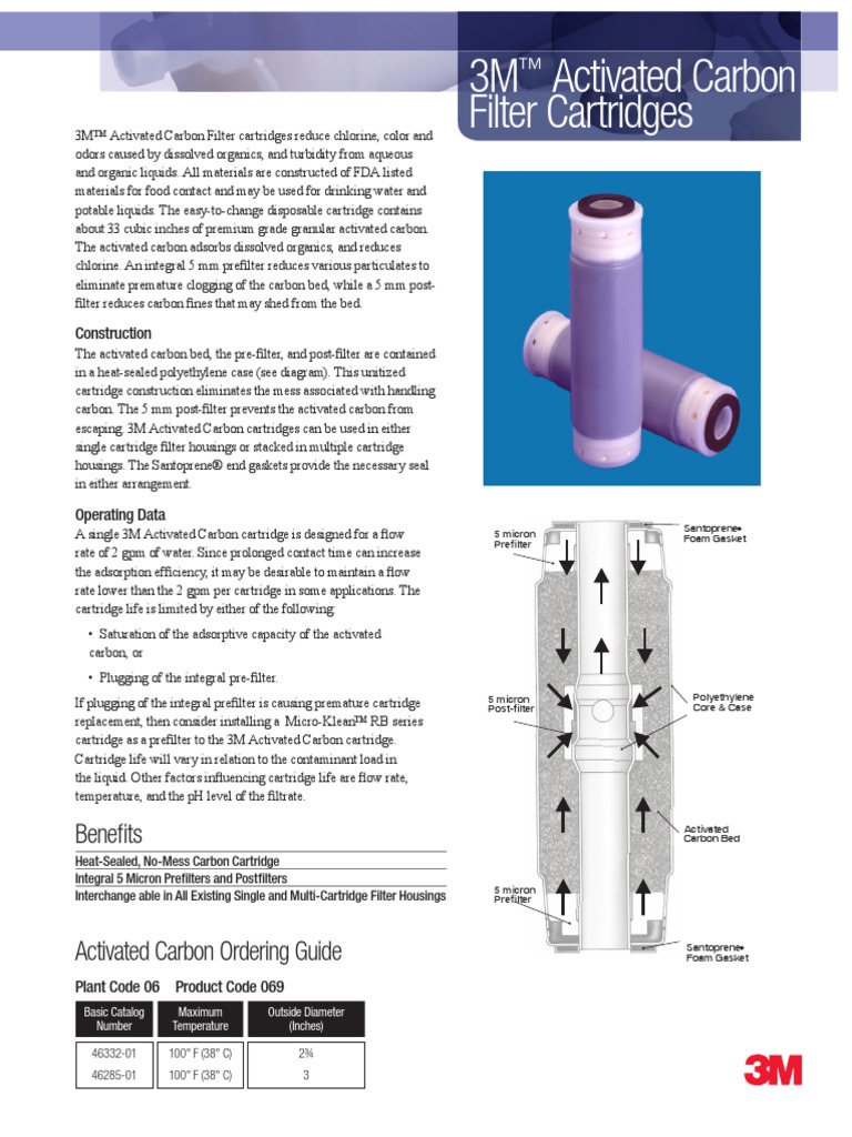 3M™ Activated Carbon Filters - Data Sheet (PDF 670.8 K).pdf ...