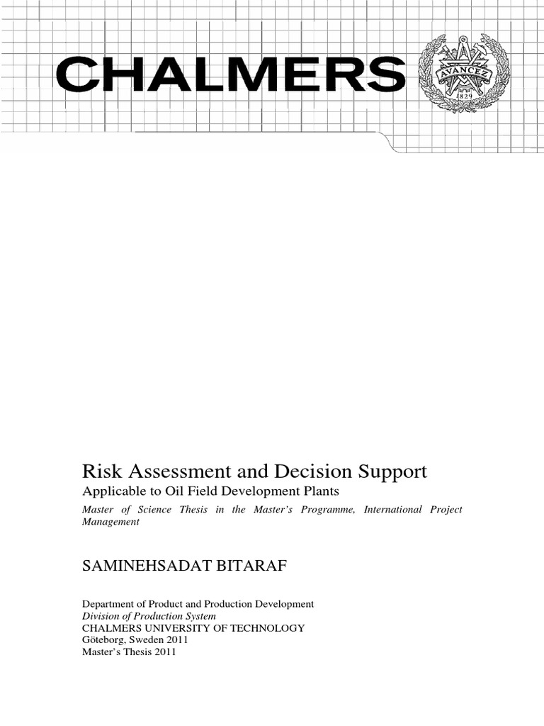 Risk Assessment Thesis | PDF | Risk | Risk Management