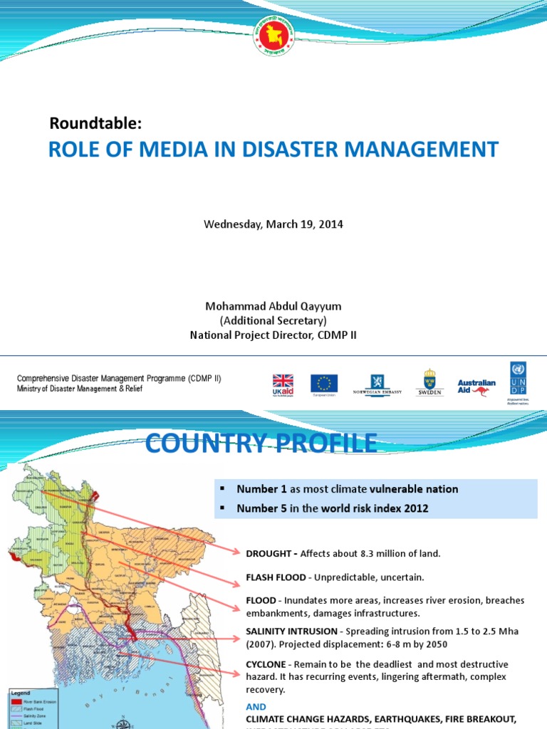 Media's Role in Disaster Management | PDF | Emergency Management | Flood