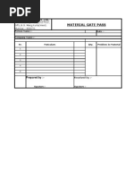 Format For Material Inward Register | PDF | Business