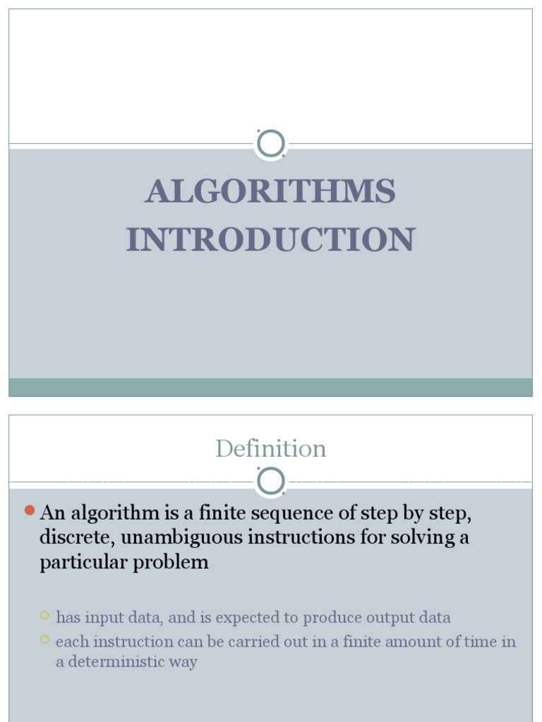 Introduction To Algorithms | PDF | Data Type | Variable (Mathematics)