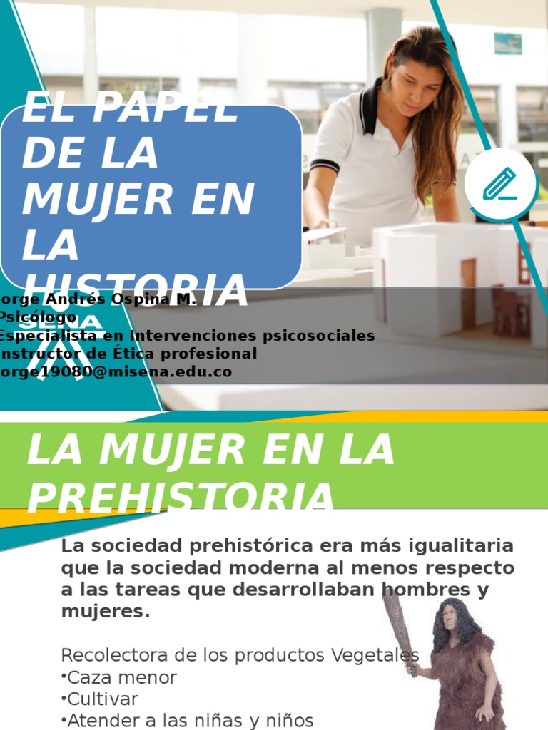 La Mujer A Traves de La Historia Presentación | PDF | Mujer | Naciones ...