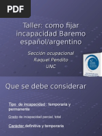 Baremo Evaluación de Incapacidades Laborales - Decreteto 659-96 | PDF ...