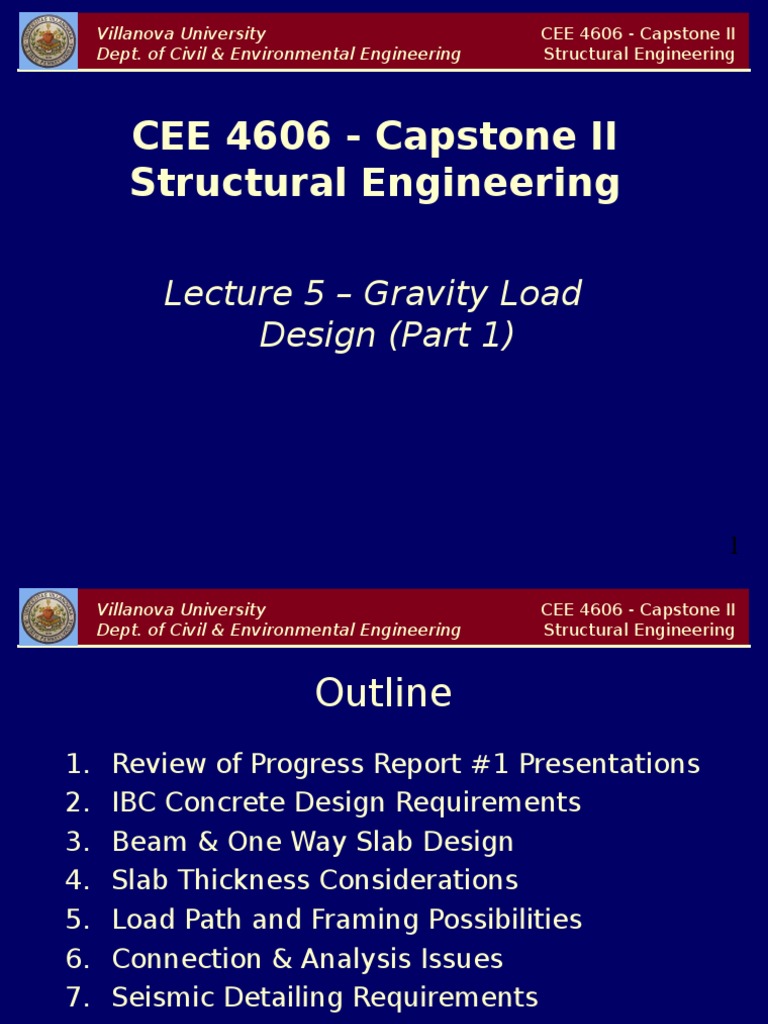 Gravity Load Design in Structural Engineering | PDF | Beam (Structure ...