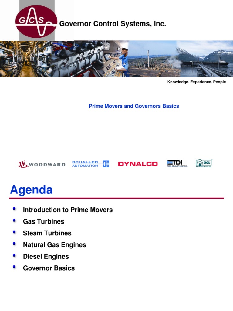 Governor Control Systems, Inc.: Prime Movers and Governors Basics | PDF ...
