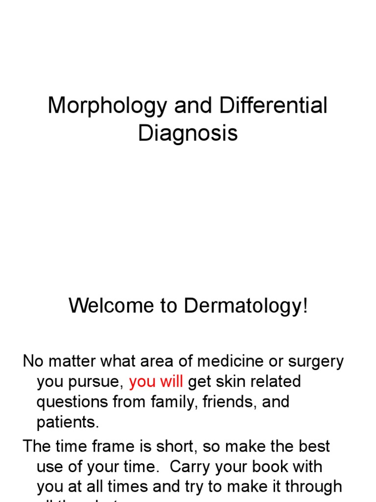 Morphology of The Skin | Download Free PDF | Cutaneous Conditions ...