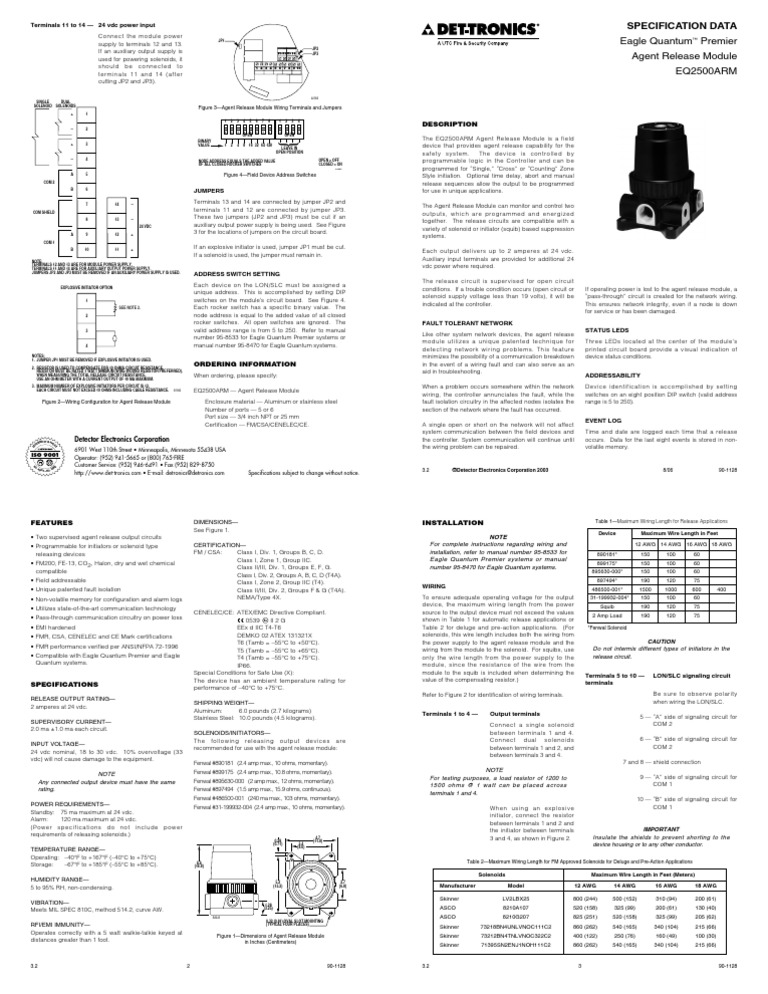 Description: Eagle Quantum Premier Agent Release Module EQ2500ARM | PDF ...