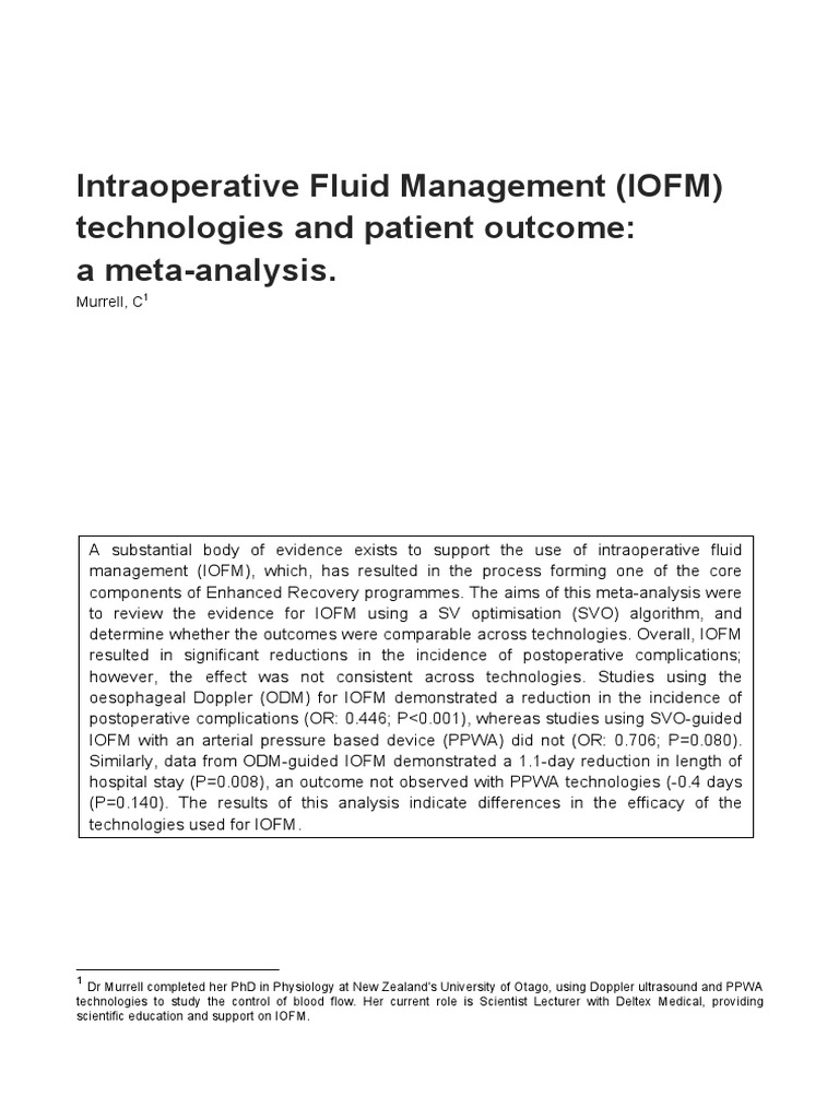 DML Meta-Analysis v.1.3 | PDF | Meta Analysis | Surgery