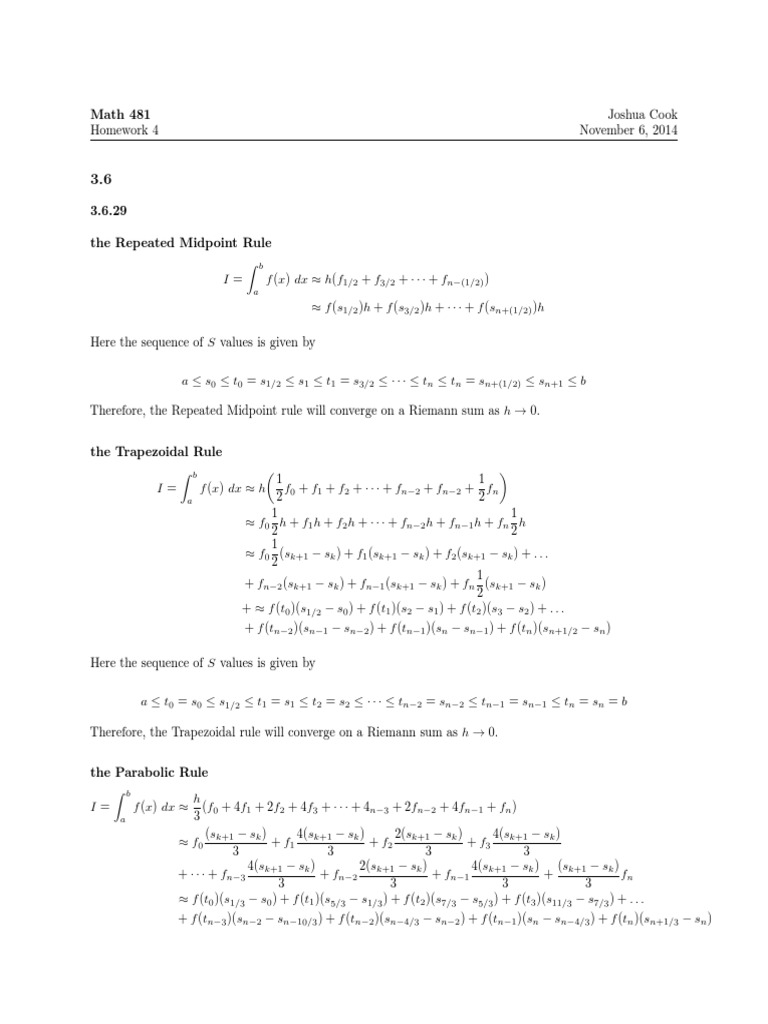 Numerical Analysis | PDF | Calculus | Mathematical Concepts