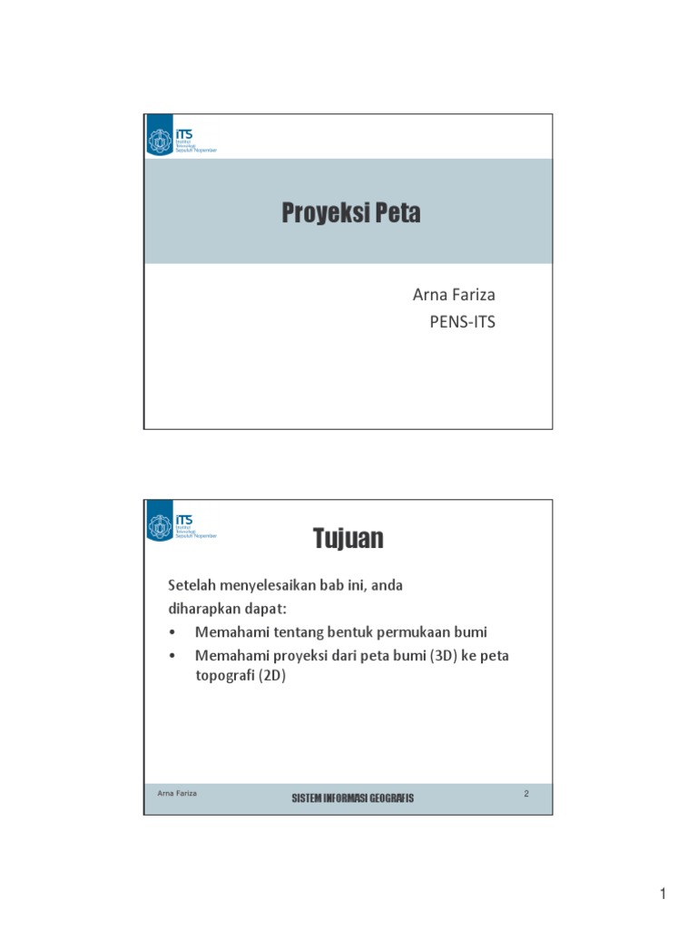 Jenis Proyeksi Peta | PDF