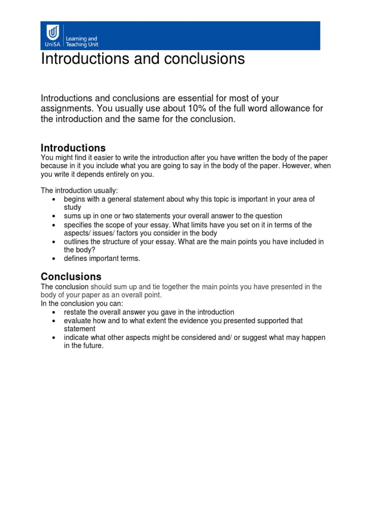 Introductions Conclusions | PDF | Intelligence | Learning