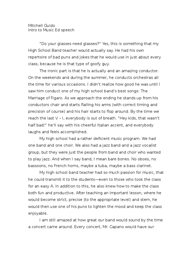 2 Minute Speech | PDF