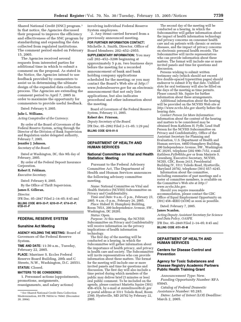 Notice: Grants and Cooperative Agreements Availability, Etc.: Academic ...