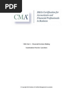CMA Part 1 Formula Guide - CMA Exam Academy | PDF | Finance & Money Management