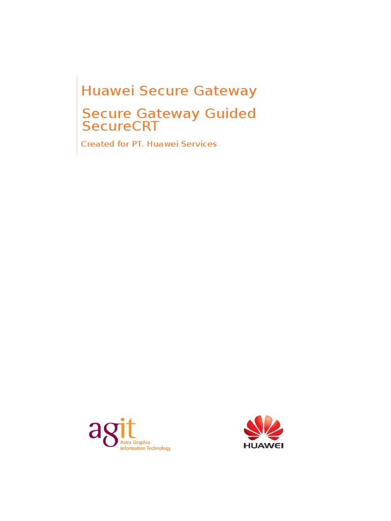 Secure Gateway Guided Securecrt | PDF | Business | Technology & Engineering
