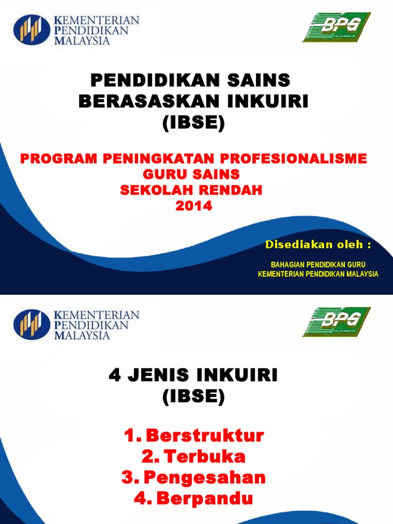 4 Jenis Inkuiri Dan Aktiviti | PDF