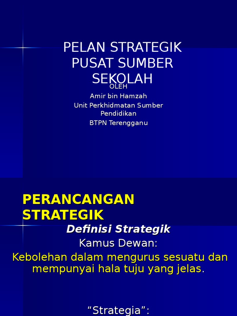 Konsep Perancangan Pengurusan Strategik | PDF | Karier & Perkembangan