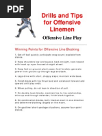 Offensive Line Manual | PDF | Foot | Football Codes