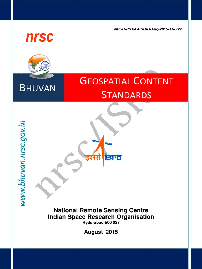Bhuvan Geospatial Standards Overview | PDF | Geographic Information ...