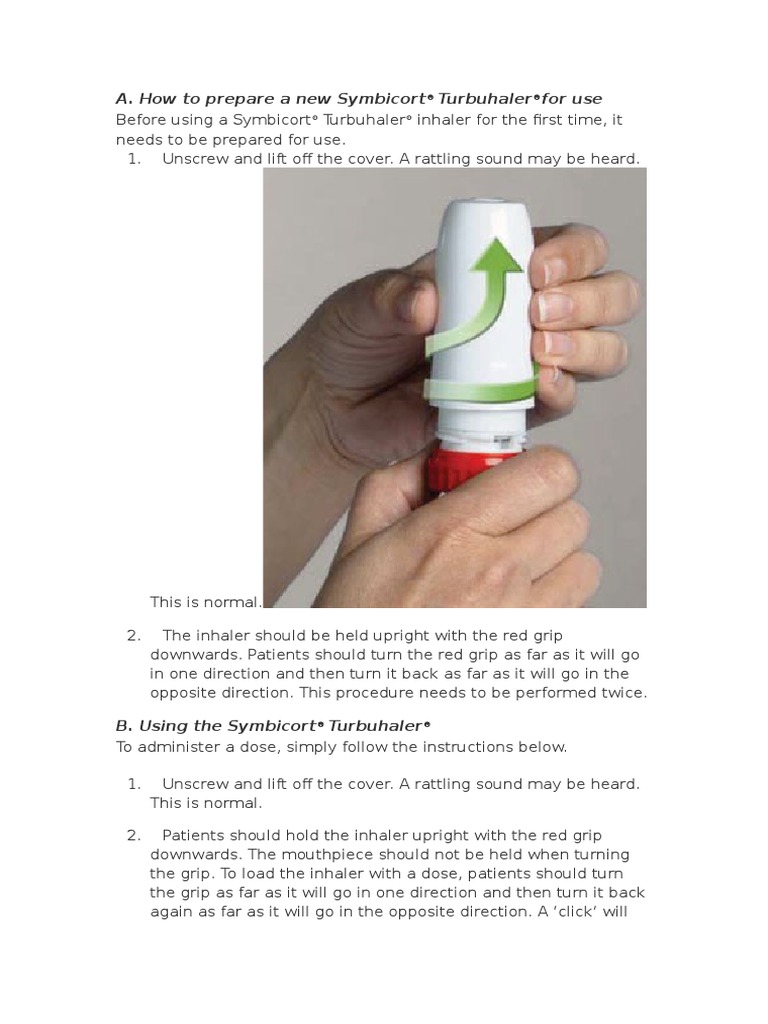 How To Use Symbicort Turbuhaler