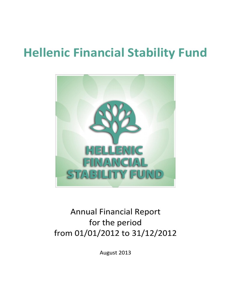 HFSF Annual Report 2012 en | PDF | Balance Sheet | Equity (Finance)