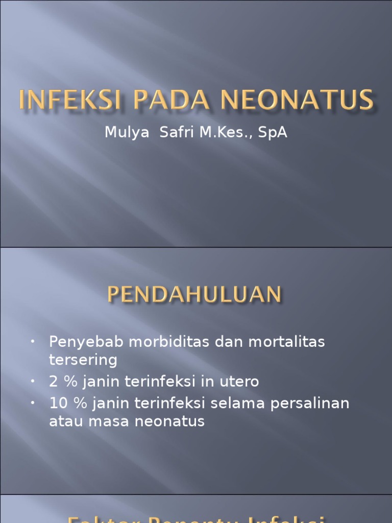 Infeksi Pada Neonatus.. | PDF