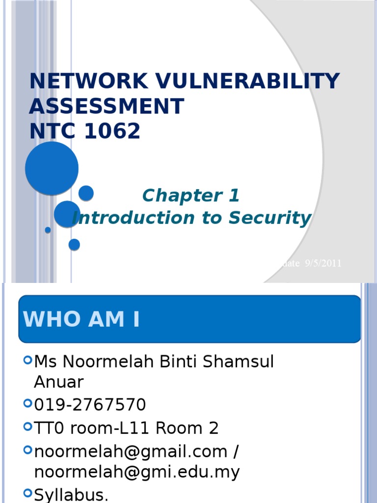 Introduction To Security | PDF | Information Security | Vulnerability (Computing)