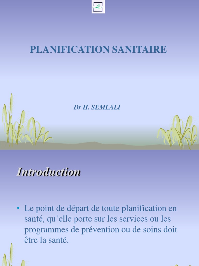 Planification Sanitaire : Concepts et Stratégies | PDF | Stratégie ...