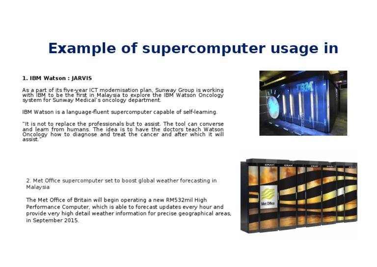 Malaysia's Supercomputing Advances | PDF | Business