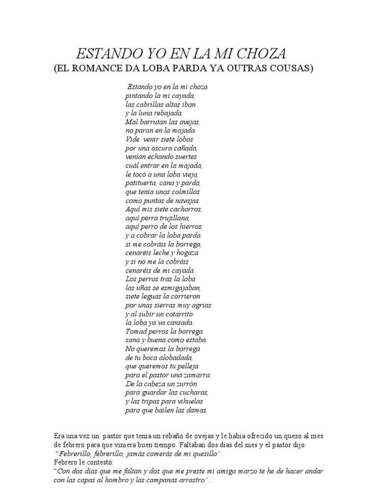 Estando Yo en La Mi Choza | PDF | Etnobiología | Ganado